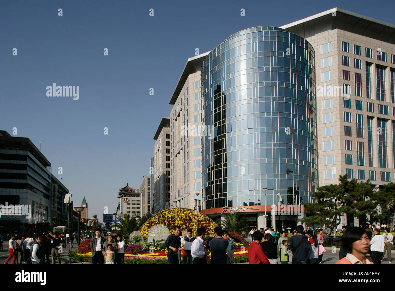 Wangfujing Dajie shopping district, Beijing, China, Asia Stock Photo ...