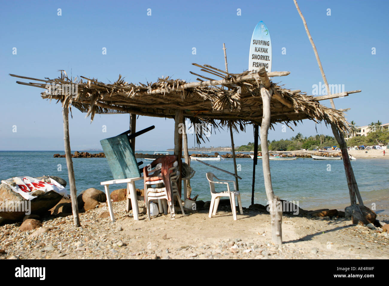 Tropical Surf Shack Stock Photo - Alamy