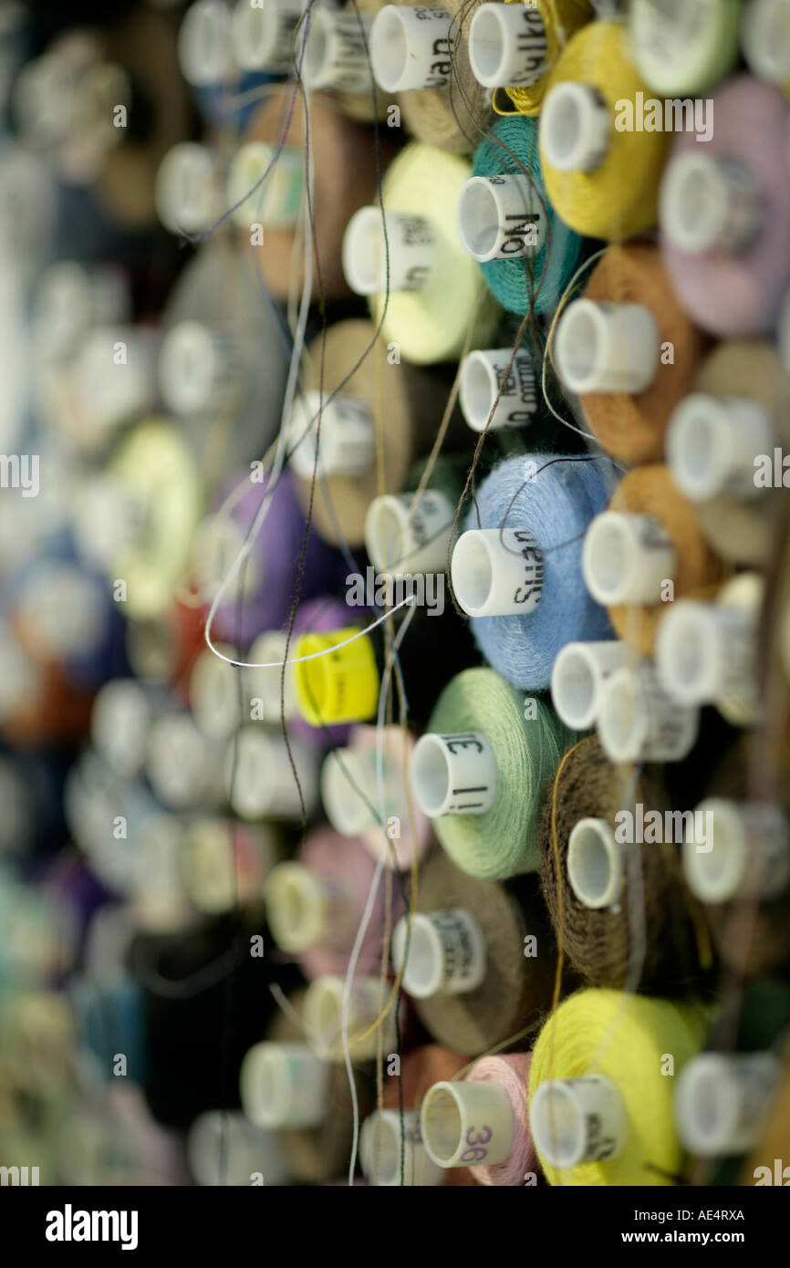 Cotton reels variety hi-res stock photography and images - Alamy