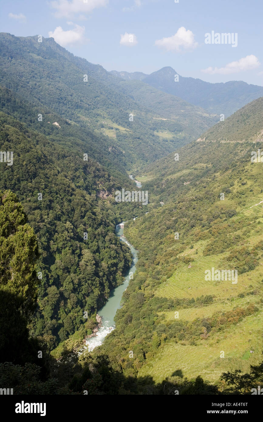 Puna Tsang River, Trongsa, Bhutan, Asia Stock Photo - Alamy
