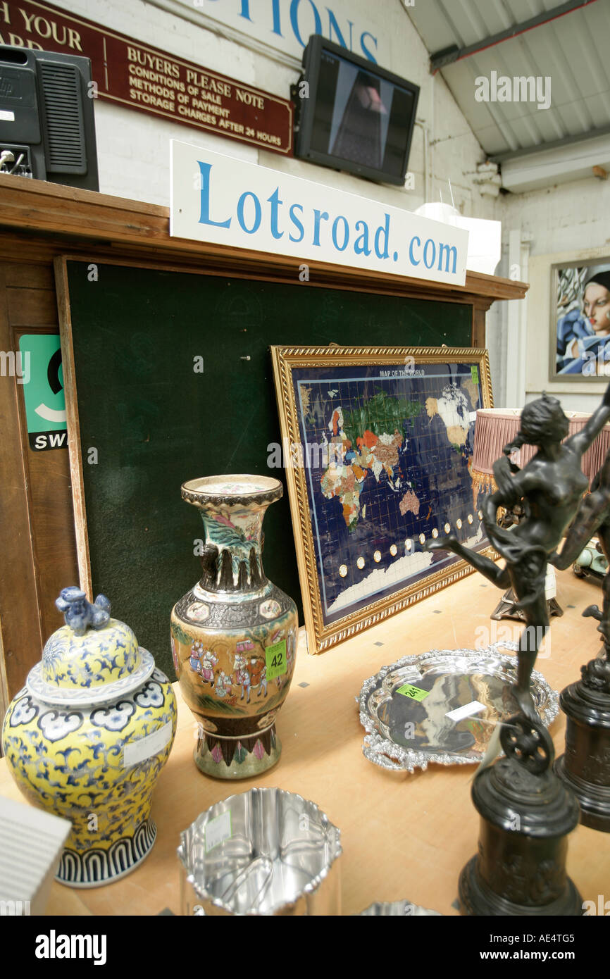 Lots Lotts Road Auction Room Stock Photo - Alamy