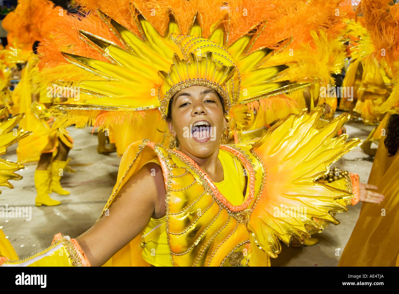 Carnaval parade at the Sambodromo Rio de Janeiro Brazil Stock Photo - Alamy