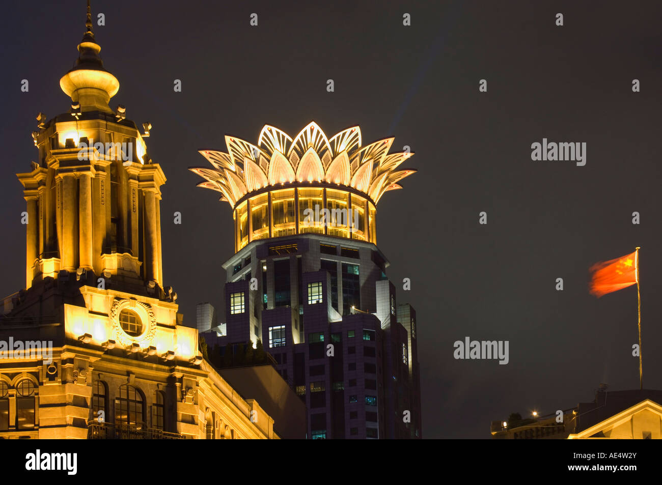 Architectural detail, The Bund, Huangpu District, Shanghai, China, Asia ...