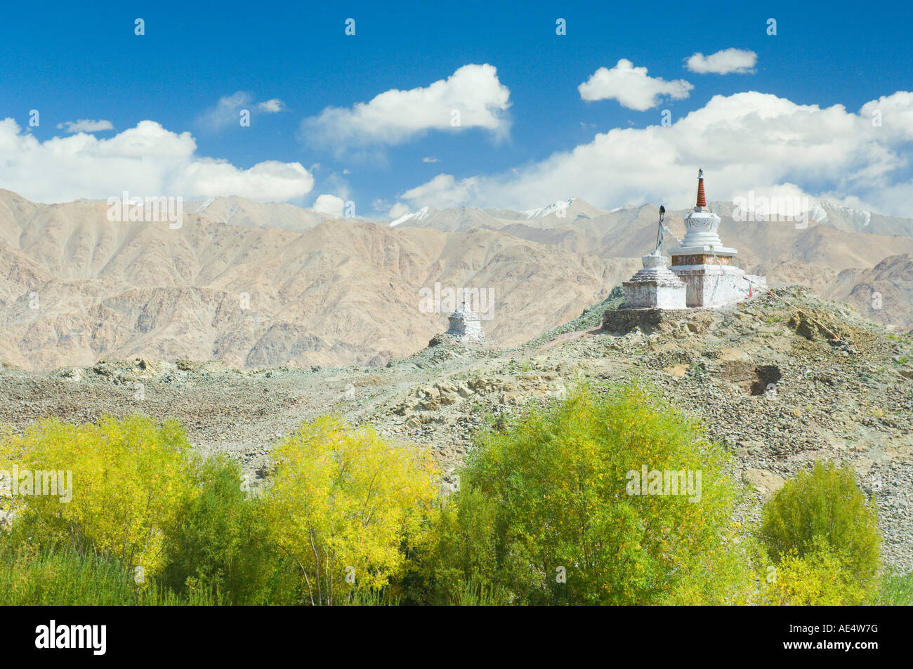 Chorten, Indus Valley, Ladakh, Indian Himalayas, India, Asia Stock ...