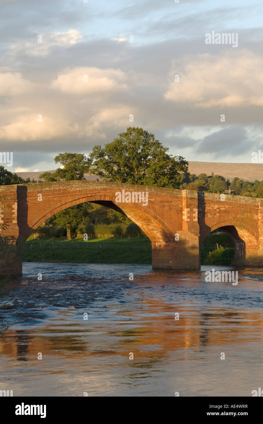 Eden Bridge, River Eden, Lazonby, Eden Valley, Cumbria, England, United ...