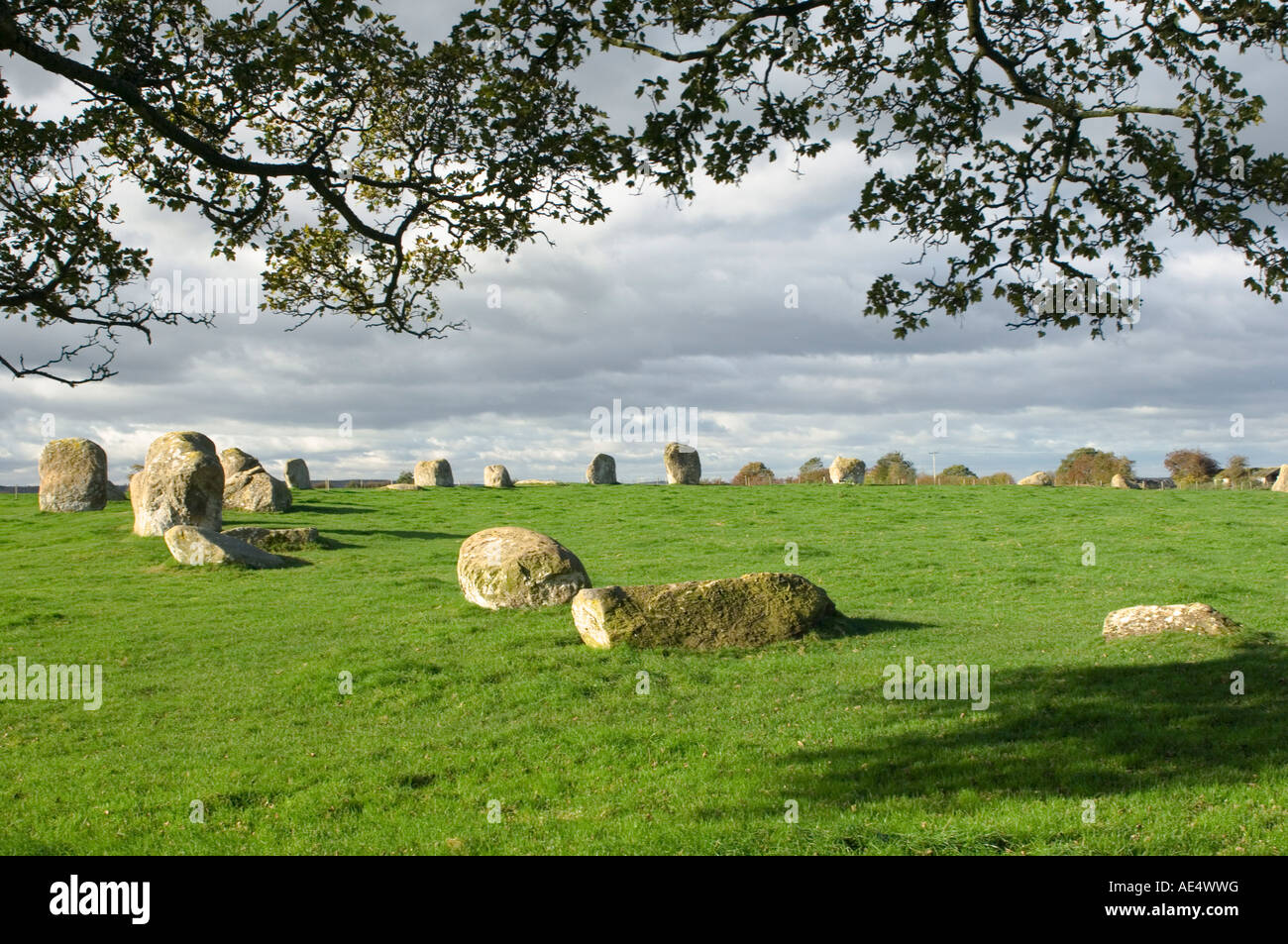 Long Meg Druids Circle, Little Salkeld, Eden Valley, Cumbria, England ...