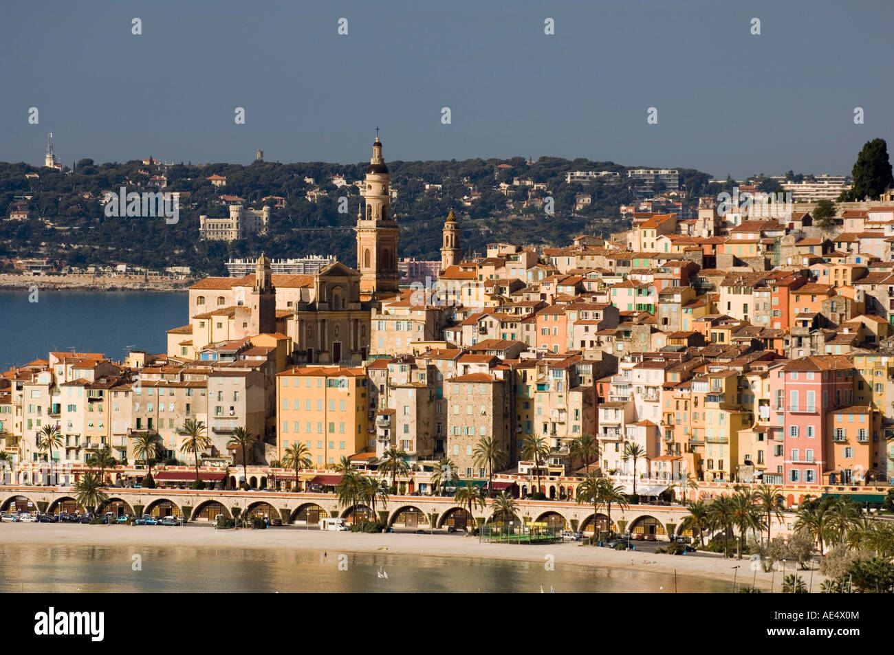 Menton, Alpes Maritimes, Provence, Cote d'Azur, French Riviera, France ...