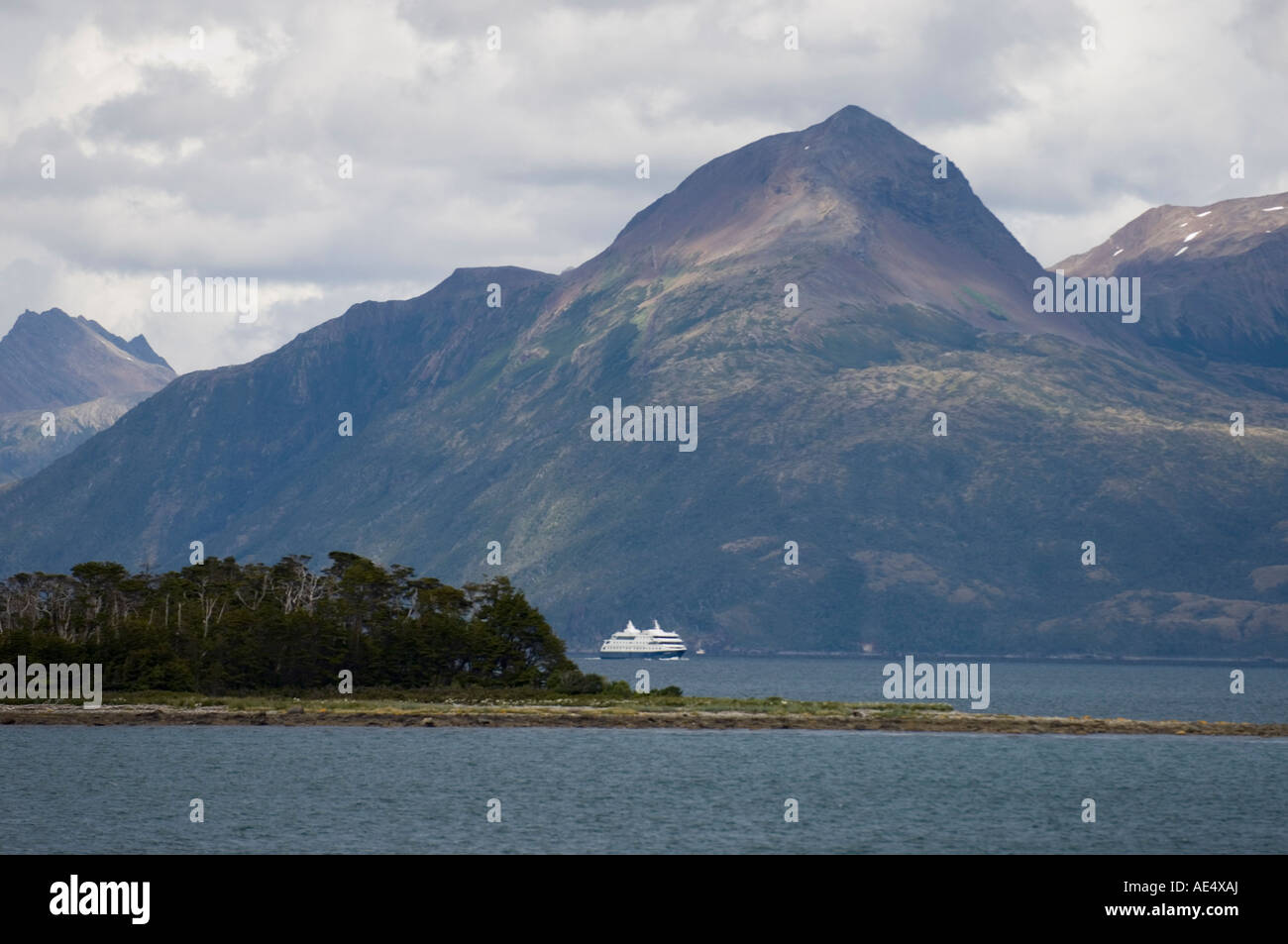 Beagle Channel, Tierra del Fuego, Patagonia, Chile, South America Stock ...