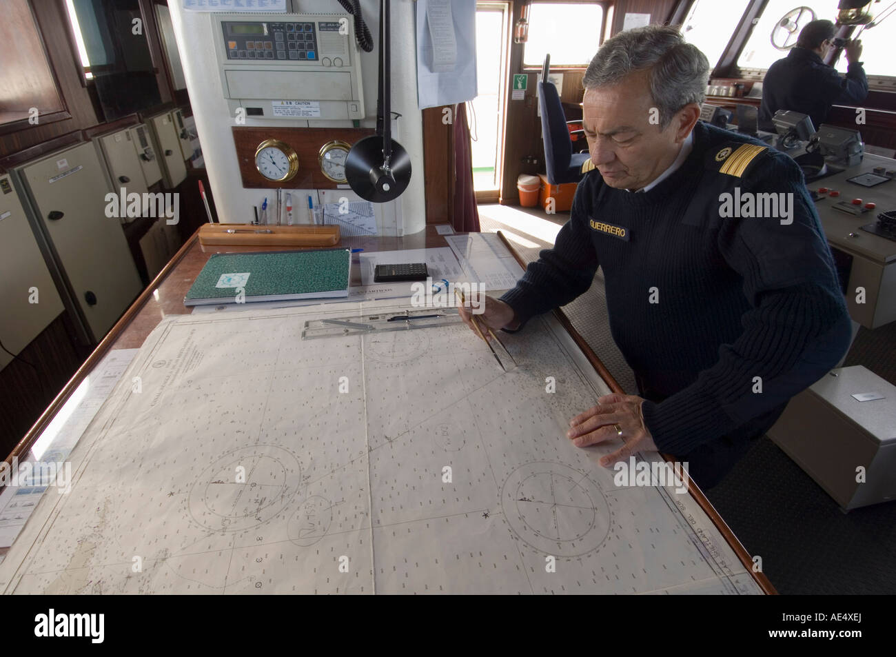 Captain Guerrero, Antarctic Dream ship, Drake Passage, near Cape Horn ...
