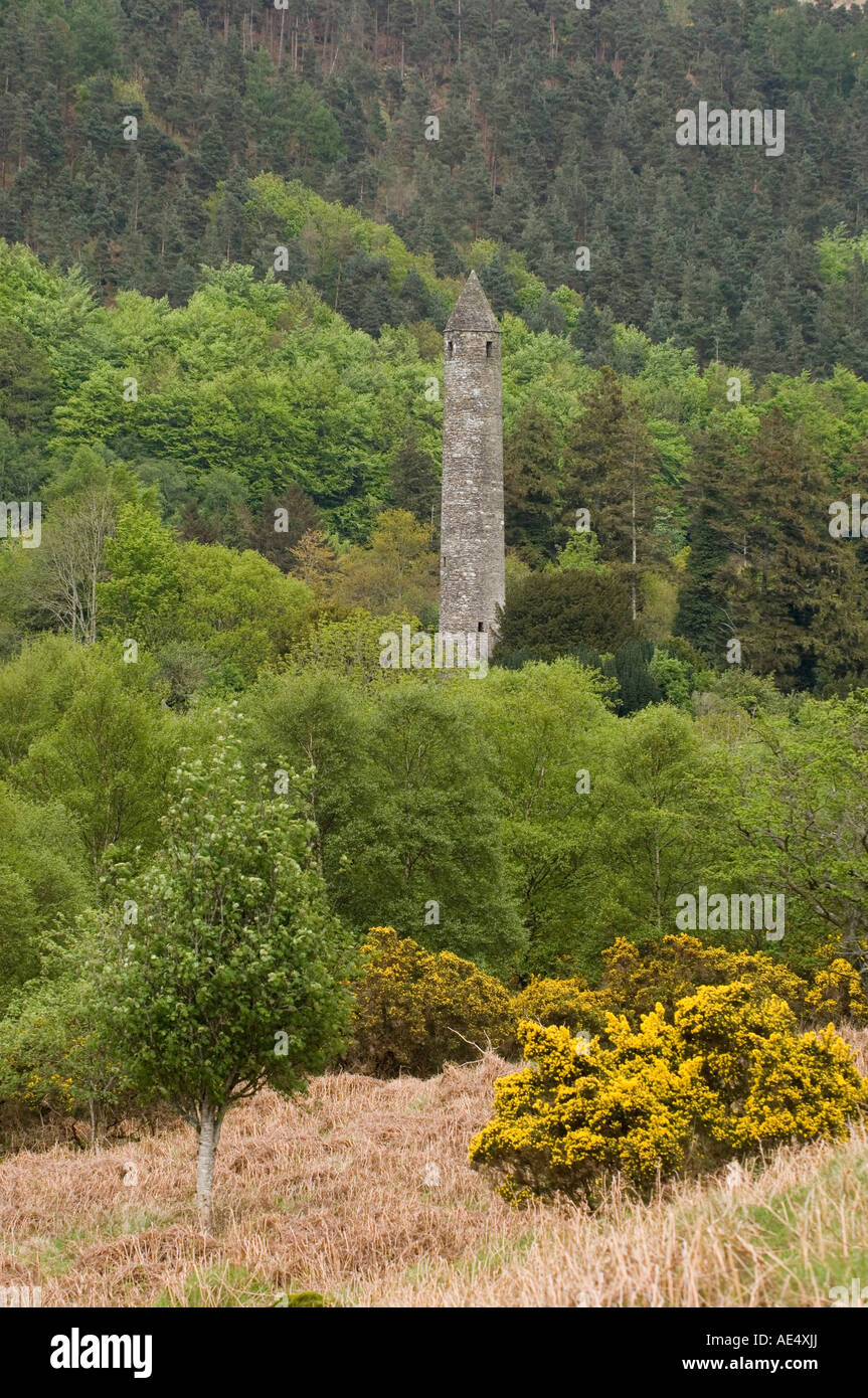 The 6th century St. Kevin monastery, Glendalough, County Wicklow ...