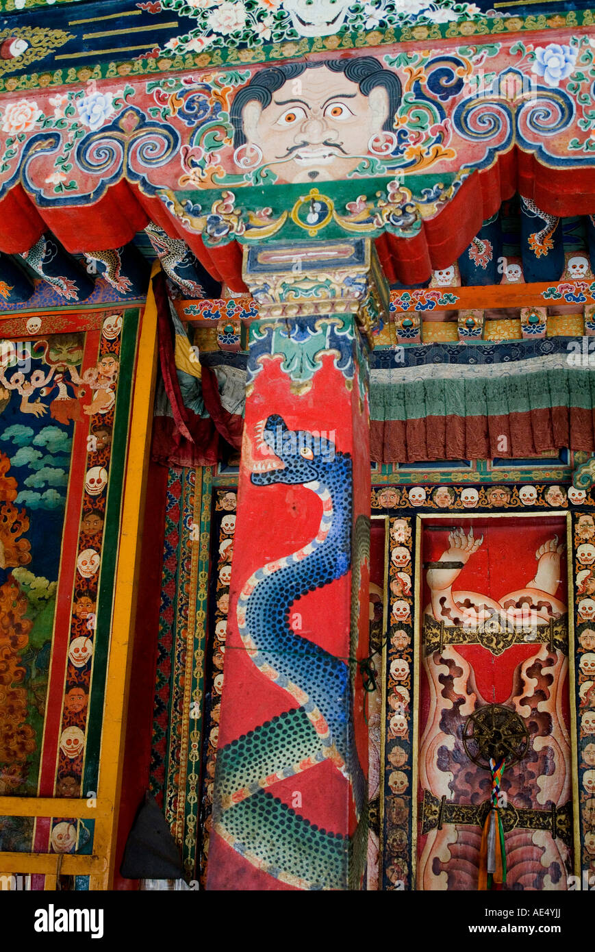 Detail, Nechung Monastery, Lhasa, Tibet, China, Asia Stock Photo - Alamy