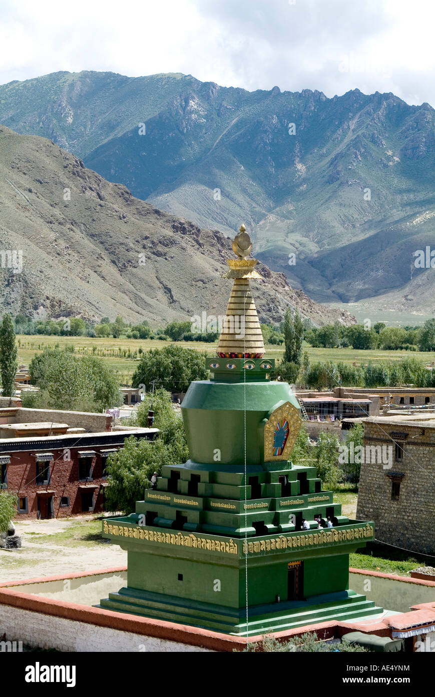 Stupa, Samye Monastery, Tibet, China,Asia Stock Photo - Alamy