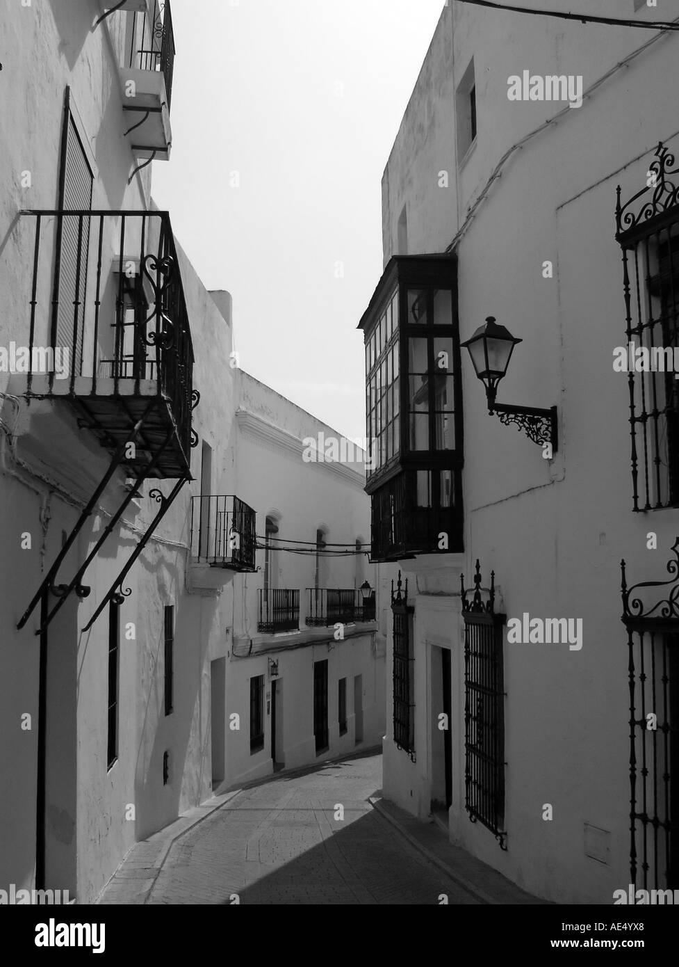 Small alley in old Black and White Stock Photos & Images - Alamy