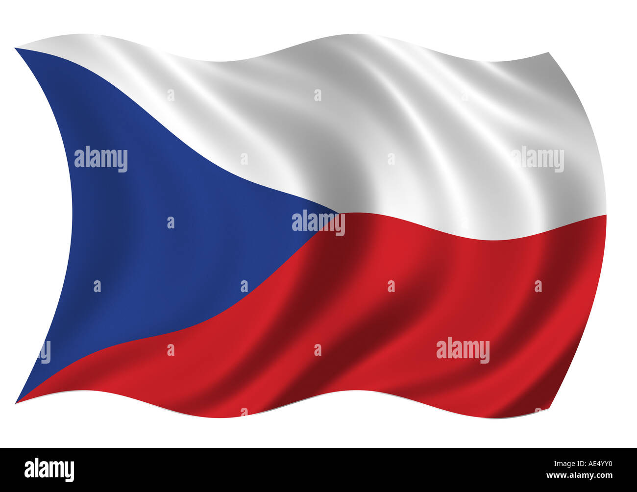 Czech republic flag hi-res stock photography and images - Alamy