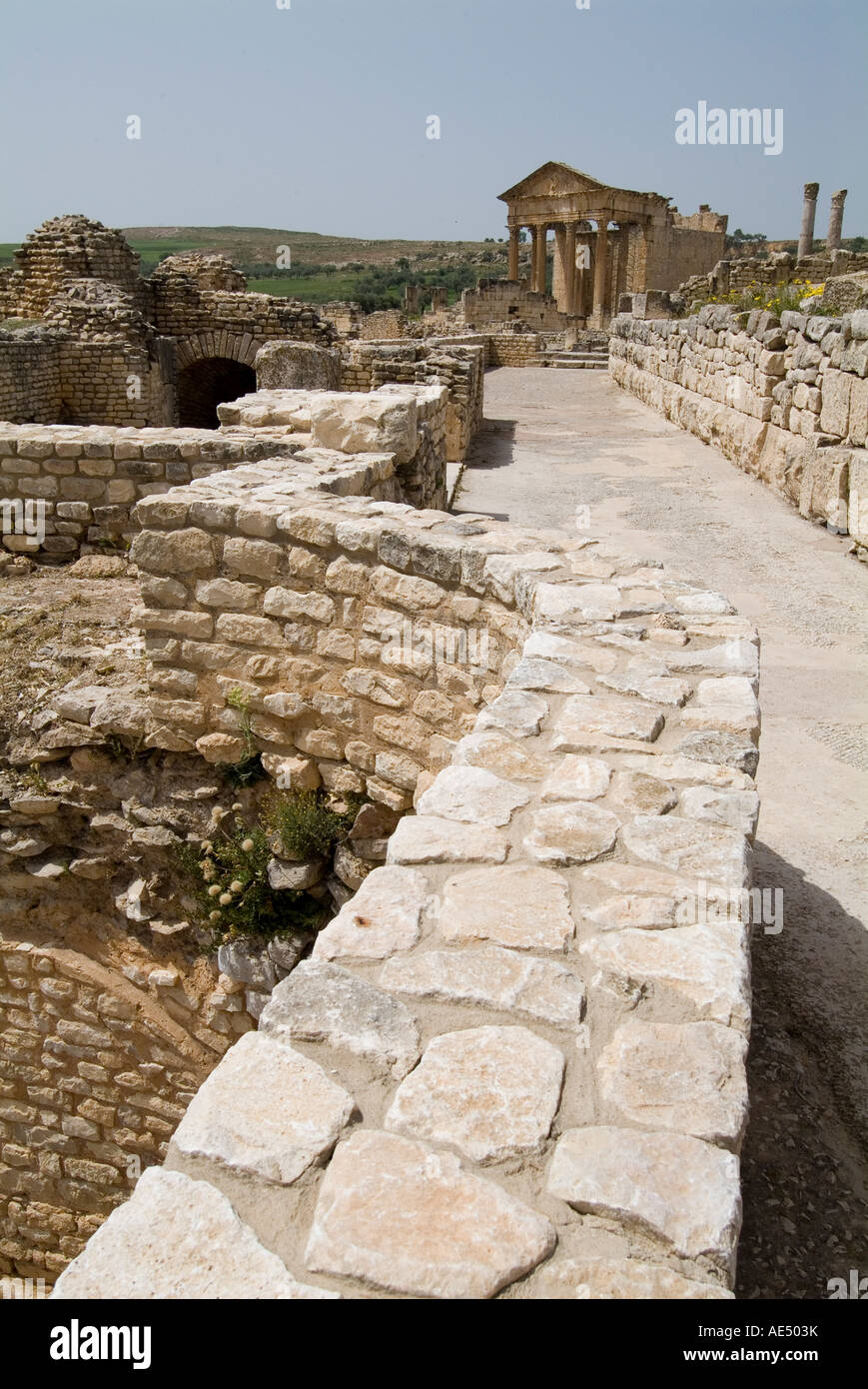 Ancient Roman city of Thugga (Dougga), UNESCO World Heritage Site ...