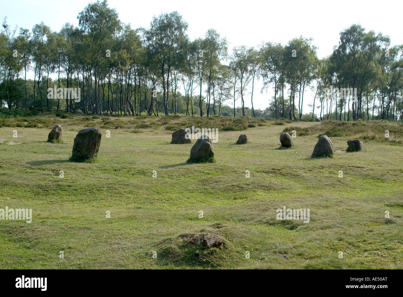 Nine Ladies Stone Circle, Derbyshire, England, Europe Stock Photo - Alamy