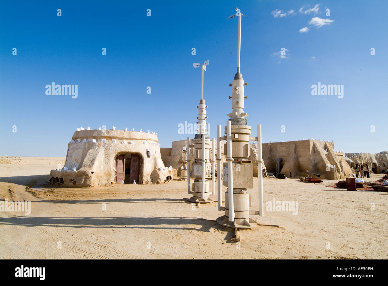 Star Wars set, Chott el Gharsa, Tunisia, North Africa, Africa Stock ...