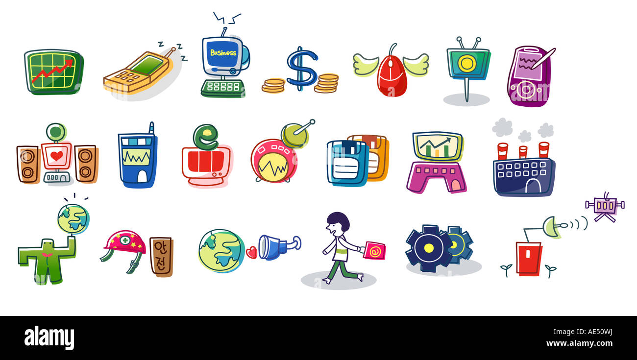 Close-up of different types of objects Stock Photo - Alamy