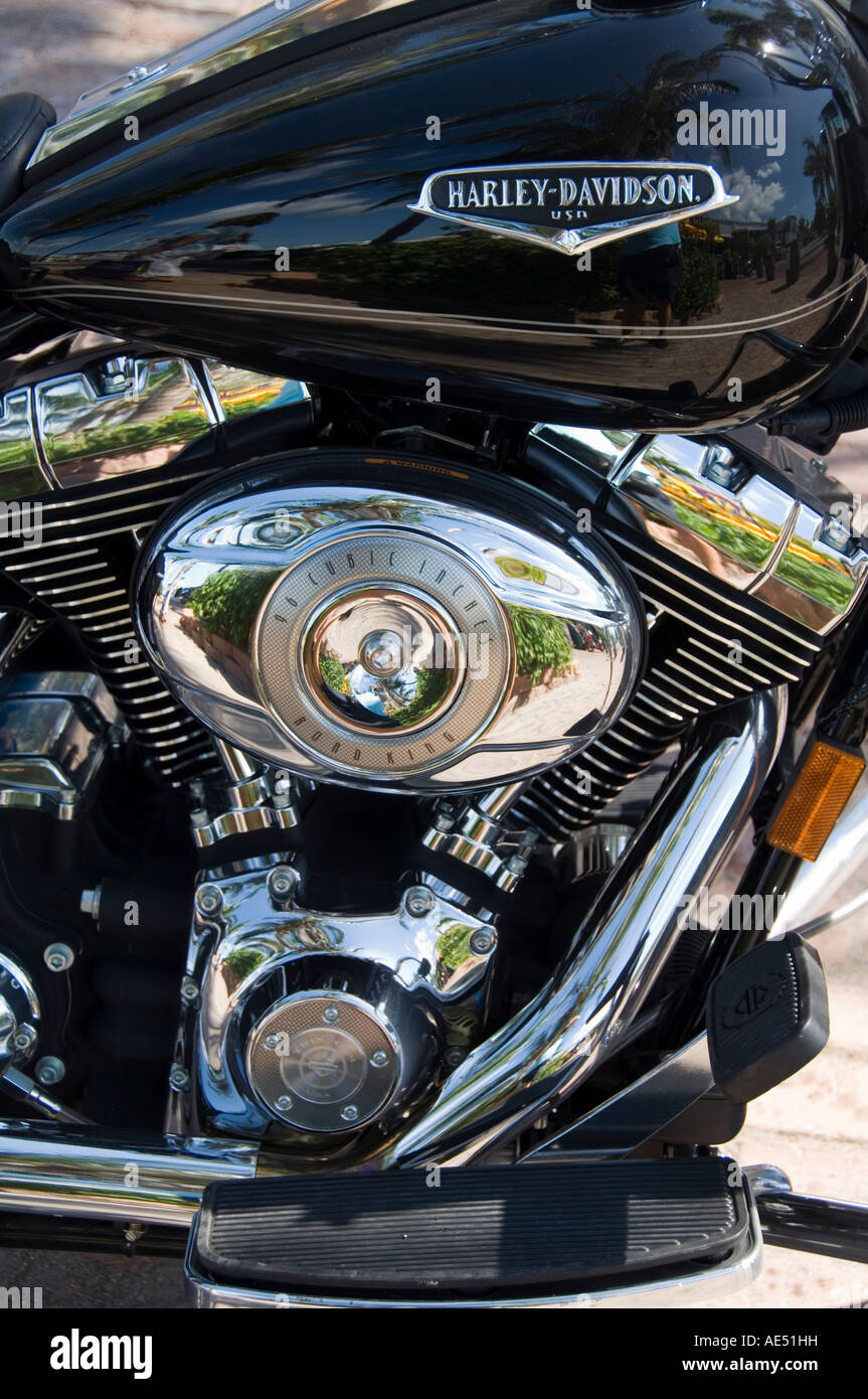 Harley Davidson motorcycle, Key West, Florida, United States of America ...
