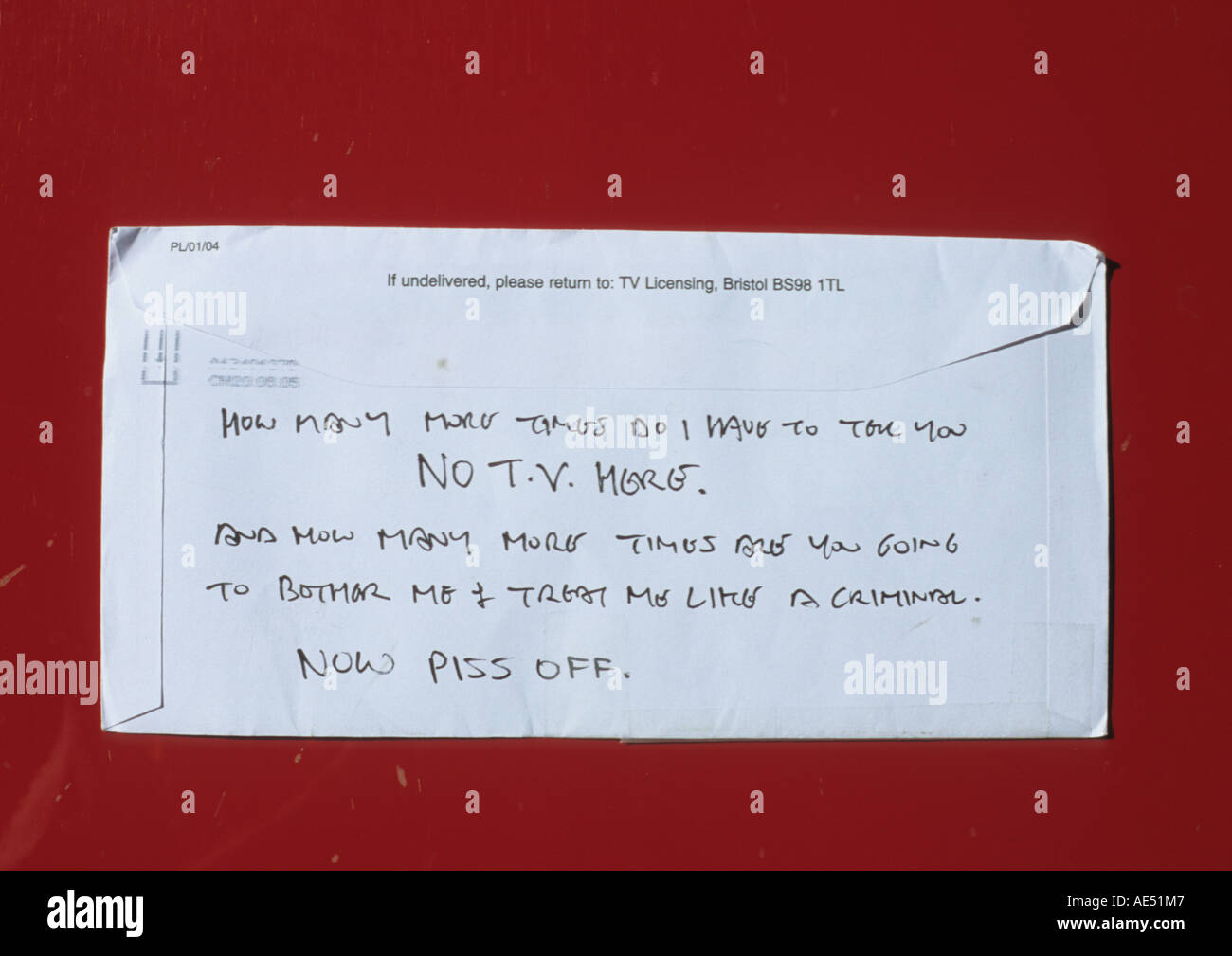 Return to sender hi-res stock photography and images - Alamy