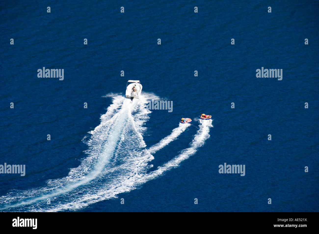 Speed boat, Antisamos Bay, Kefalonia (Cephalonia), Ionian Islands ...