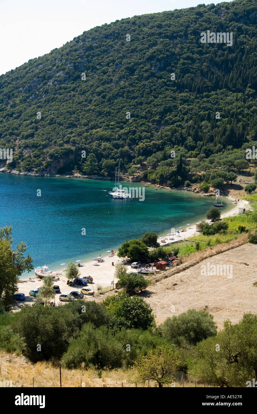 Poli Bay, Vathy, Ithaka, Ionian Islands, Greece, Europe Stock Photo - Alamy