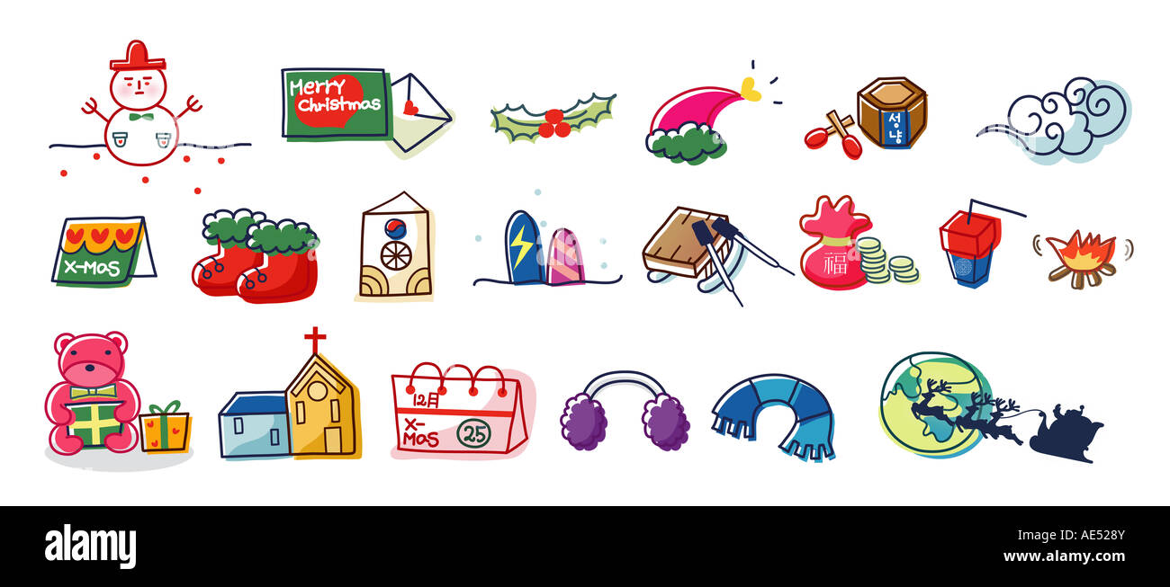 Close-up of different types of objects Stock Photo - Alamy