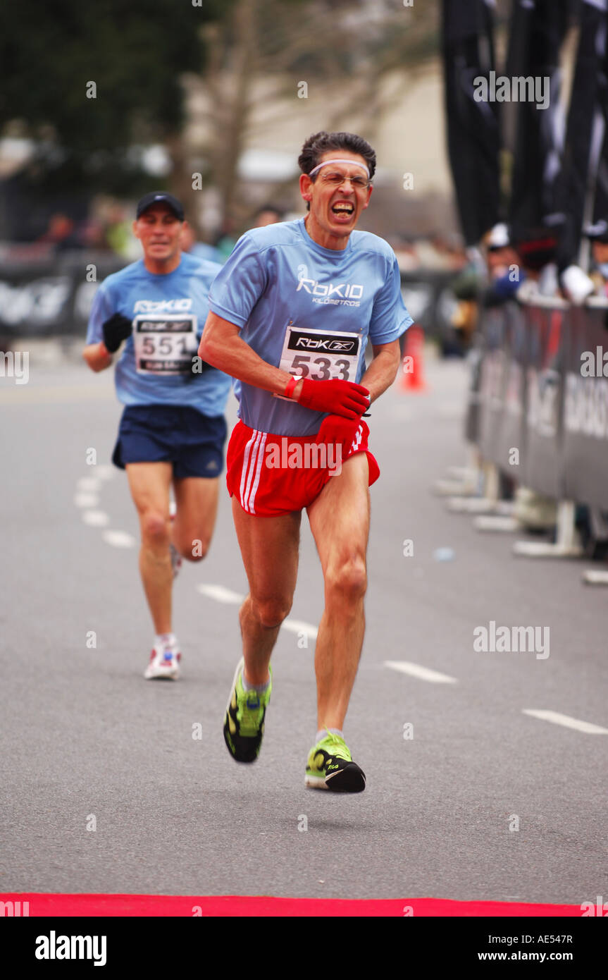 runner buenos aires 10km august 2007 Stock Photo - Alamy