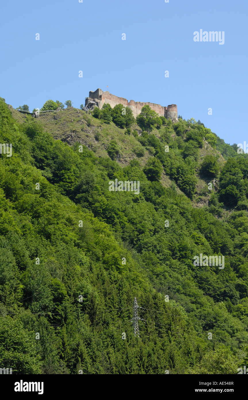 Poienari Castle (Vlad the Impaler / Draculas castle), near Arefu ...