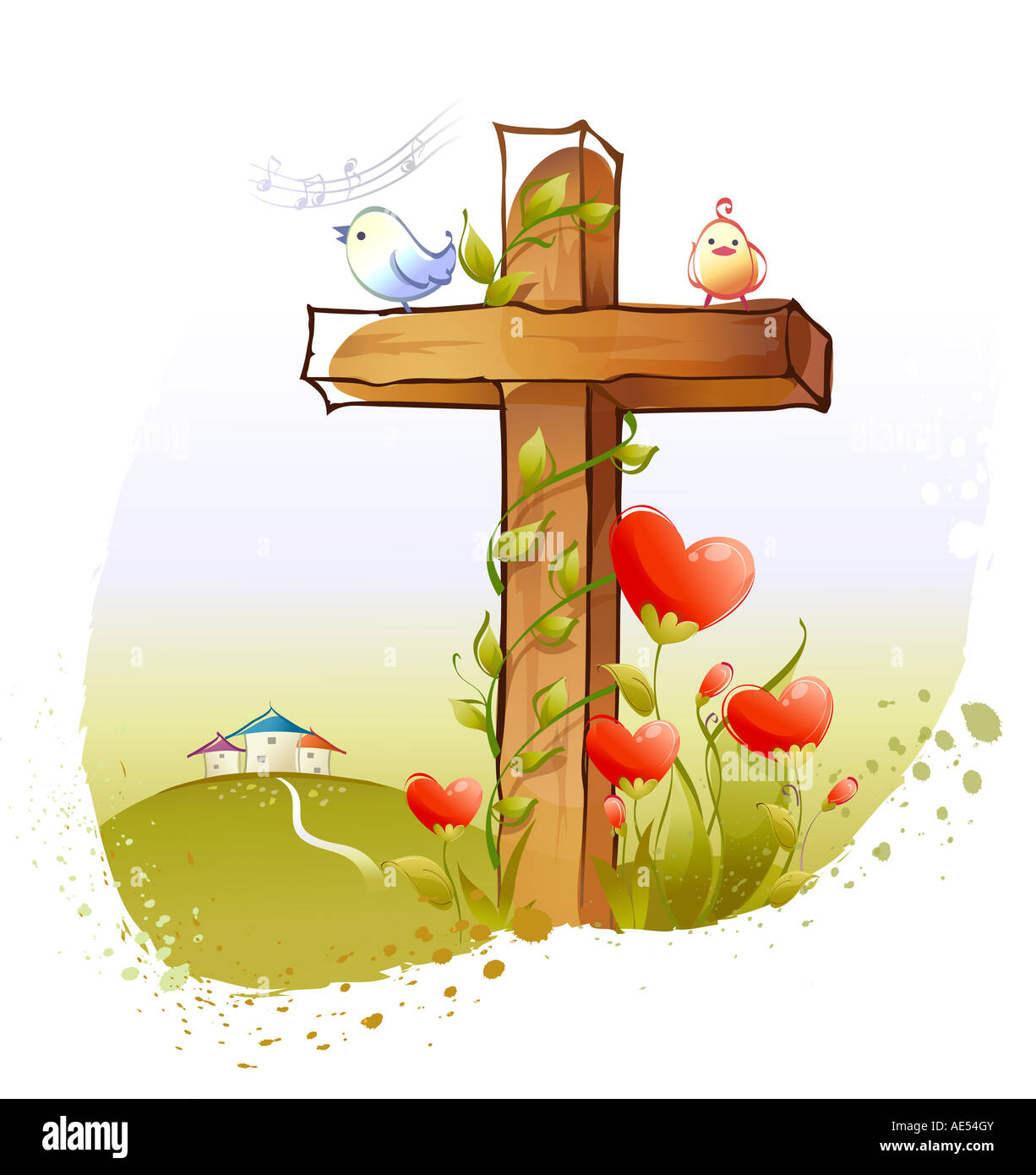 Cross birds Cut Out Stock Images & Pictures - Alamy