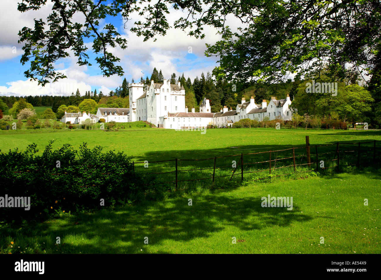 UK Scotland Perthshire Blair Castle at Blair Atholl Pitlochry Stock ...