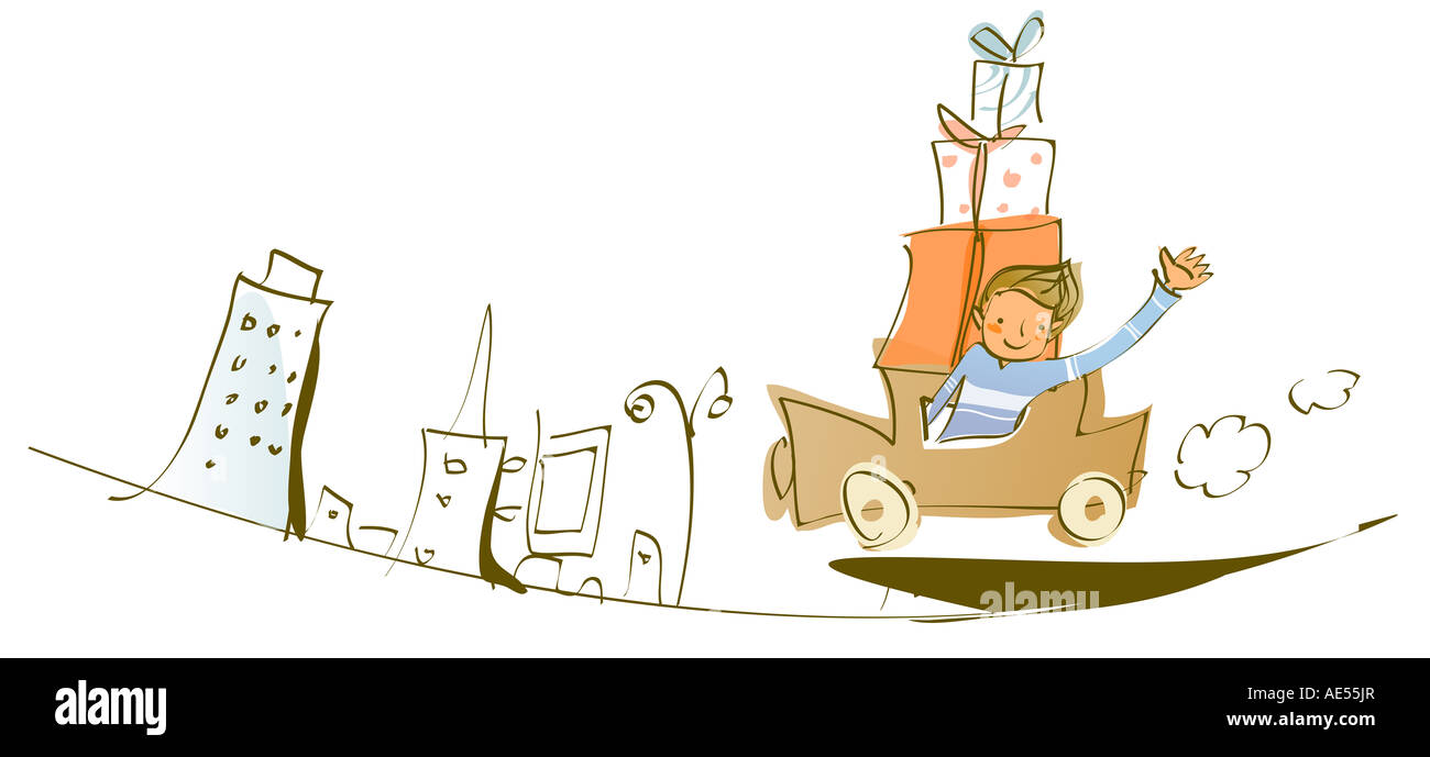 Man in front car Cut Out Stock Images & Pictures - Alamy