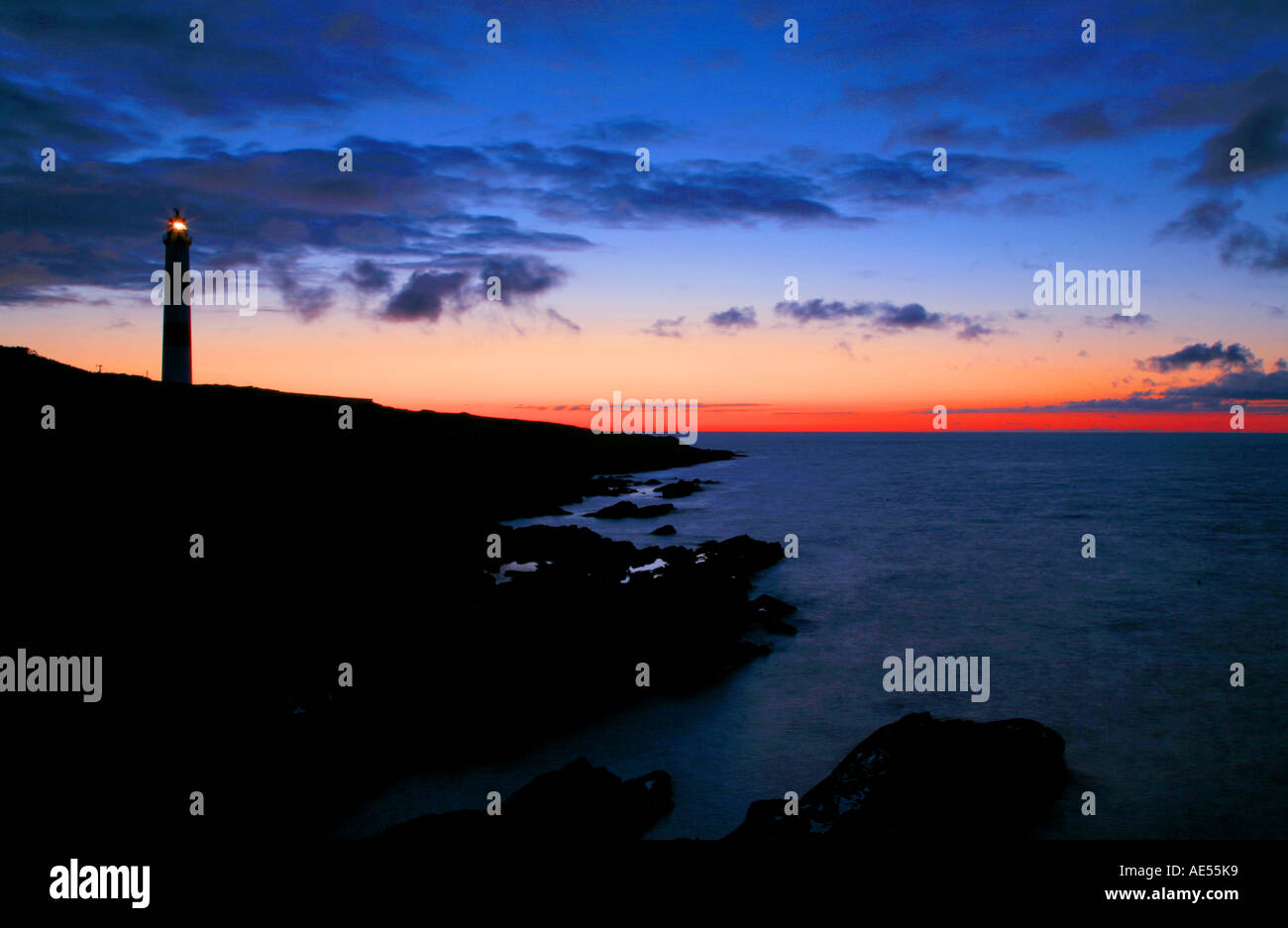 UK Scotland Cromarty Easter Ross-shire Tarbat Ness Lighthouse and the ...