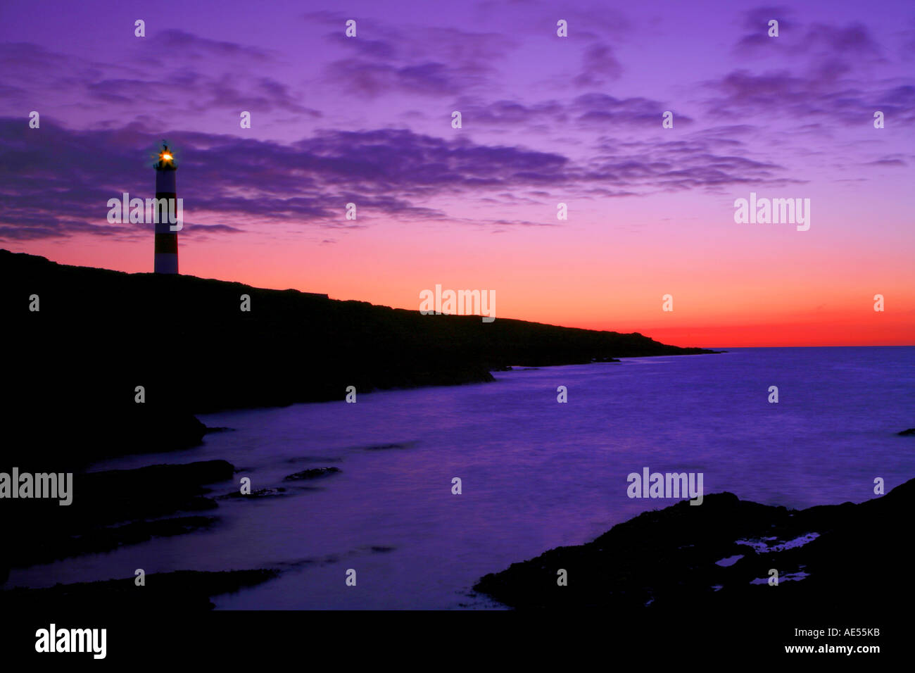 UK Scotland Cromarty Easter Ross-shire Tarbat Ness Lighthouse and the ...