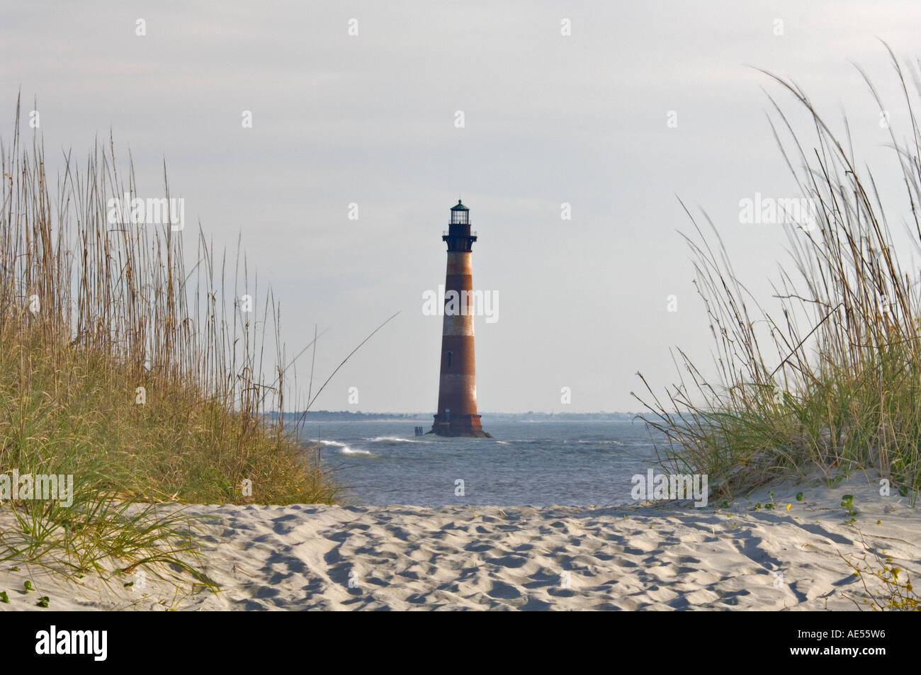 Morris Island Lighthouse Charleston South Carolina Stock Photo - Alamy
