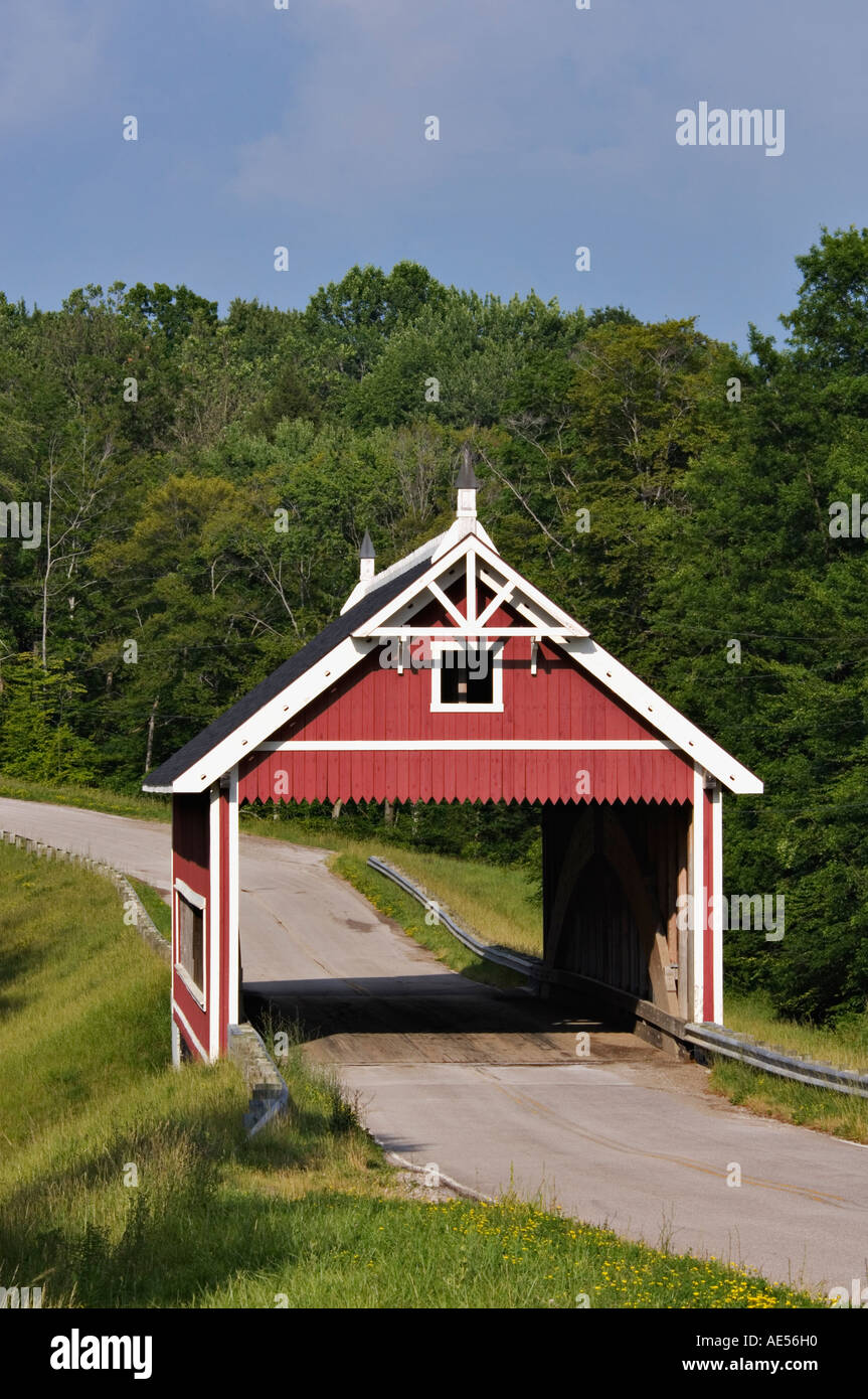 Netcher road covered bridge hi-res stock photography and images - Alamy