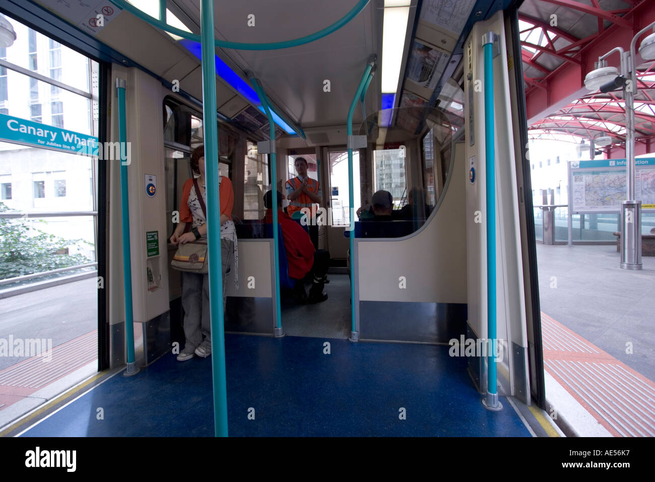 Dlr train interior hi-res stock photography and images - Alamy