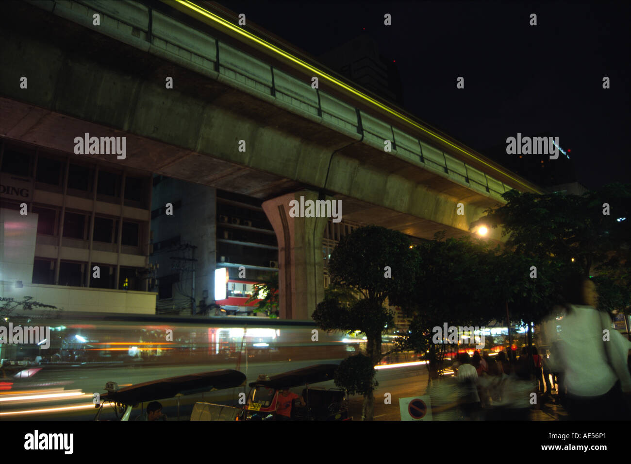 Silom rd bangkok hi-res stock photography and images - Alamy