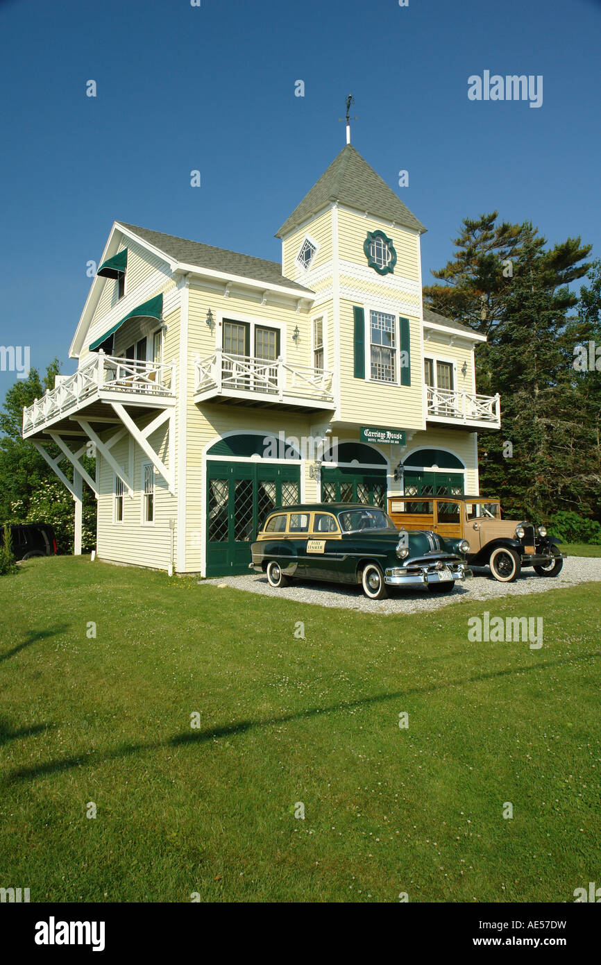 AJD59345, New Harbor, ME, Maine, Pemaquid, Carriage House Hotel Stock ...