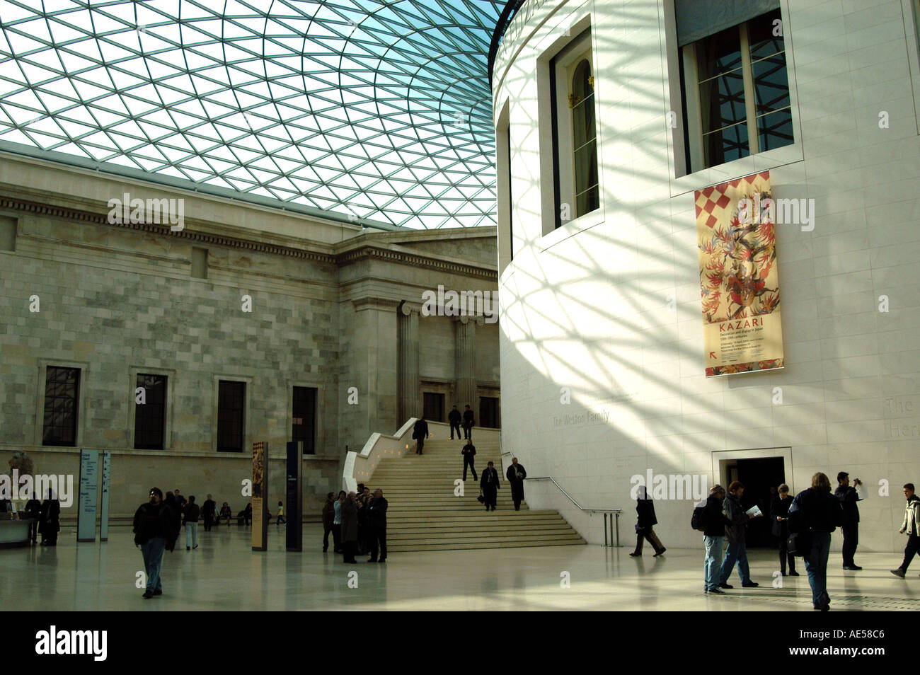 The Great Court at The British Museum, London, England, UK Stock Photo ...