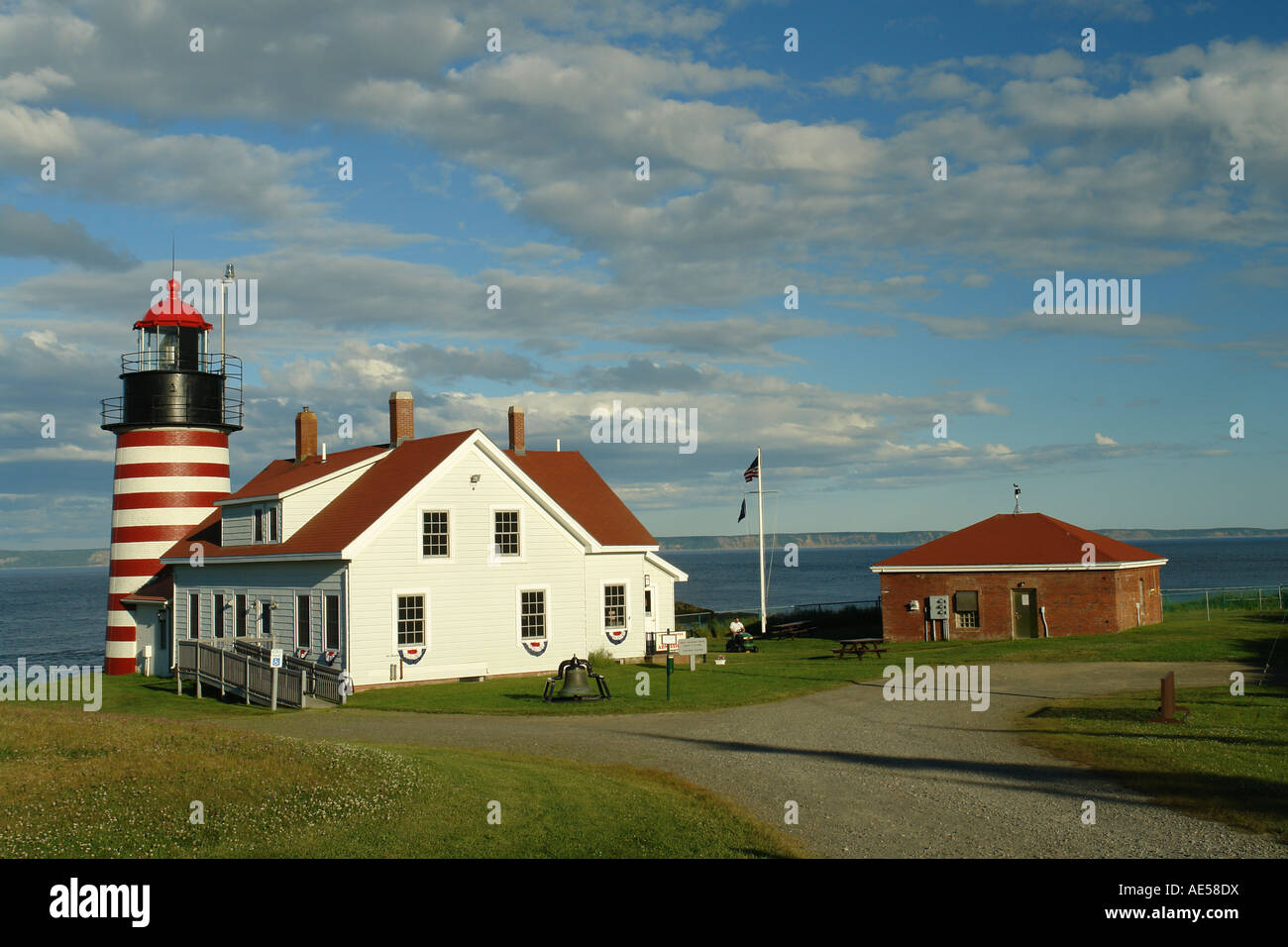 AJD59515, Lubec, ME, Maine, Bay of Fundy, Quoddy Head State Park, West ...
