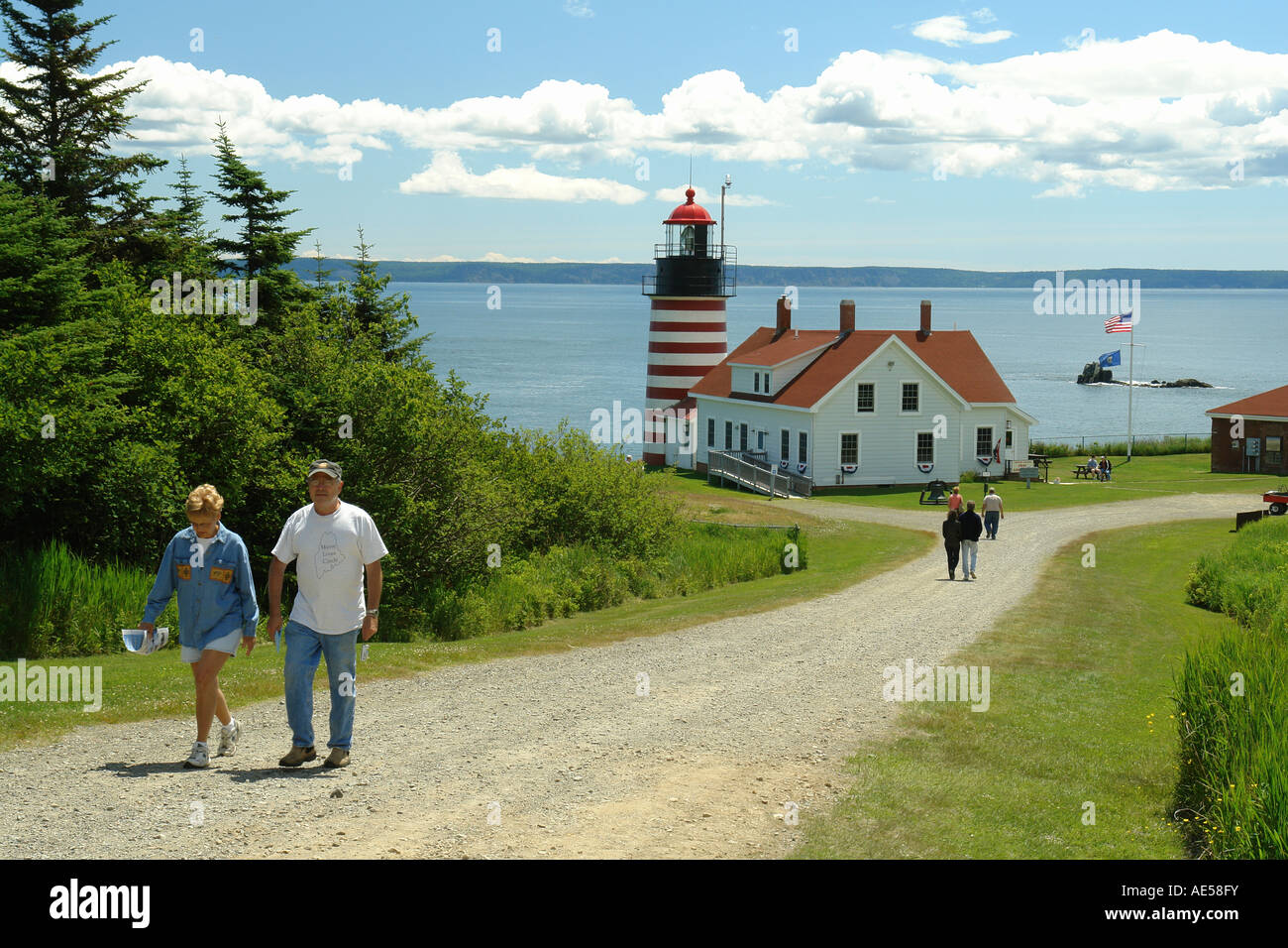 AJD59529, Lubec, ME, Maine, Bay of Fundy, Quoddy Head State Park, West ...