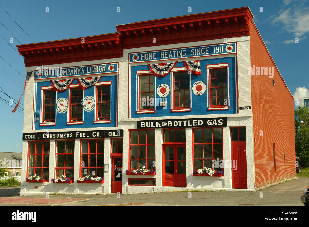 AJD59567, Belfast, ME, Maine, Downtown Stock Photo - Alamy