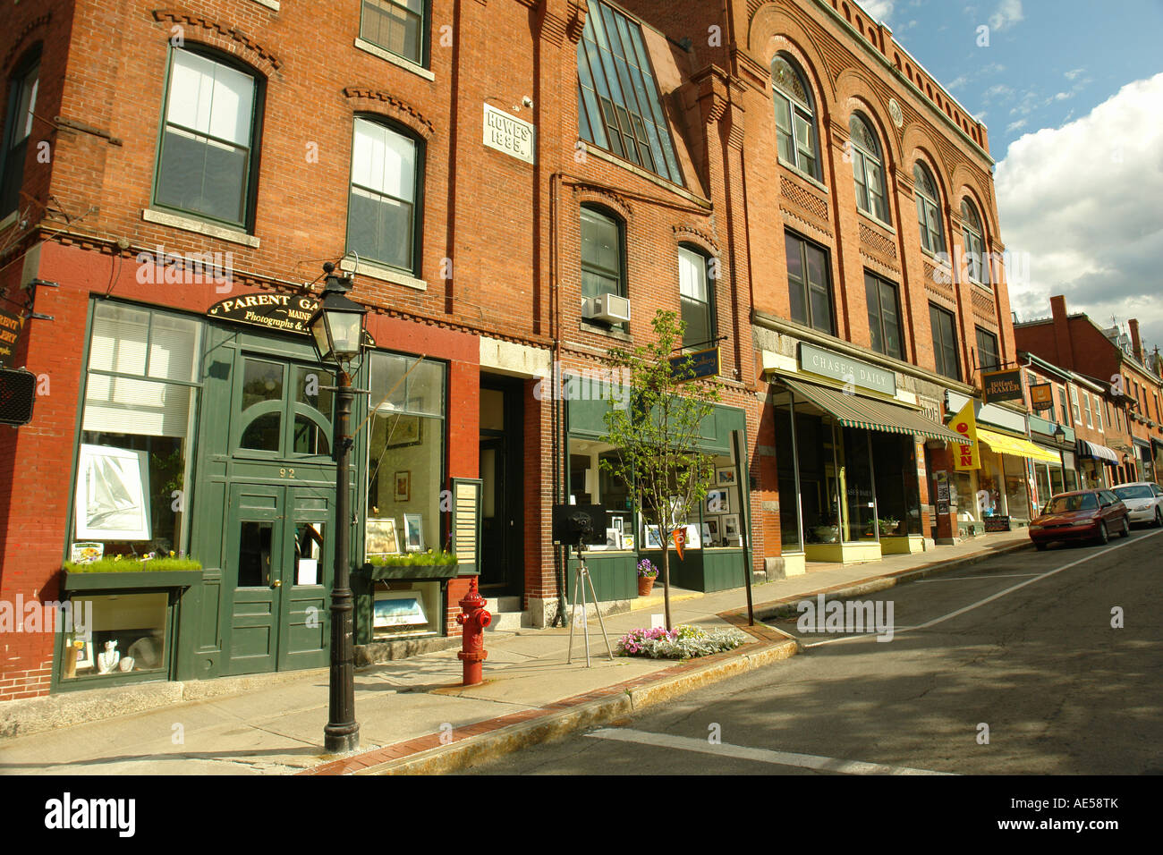 AJD59570, Belfast, ME, Maine, Downtown Stock Photo - Alamy