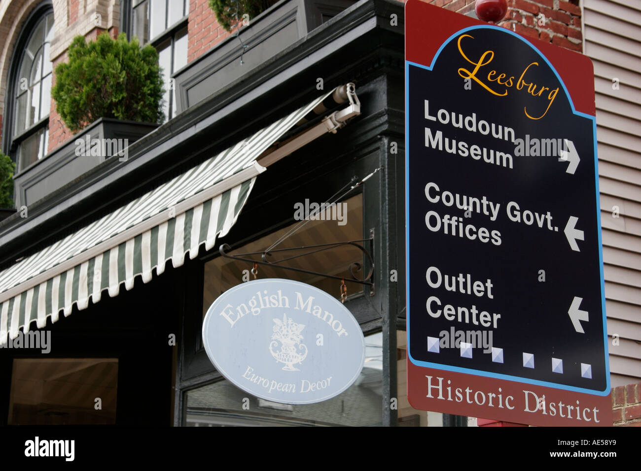 Leesburg Virginia,Loudoun County,South King Street,sign,logo,Historic ...
