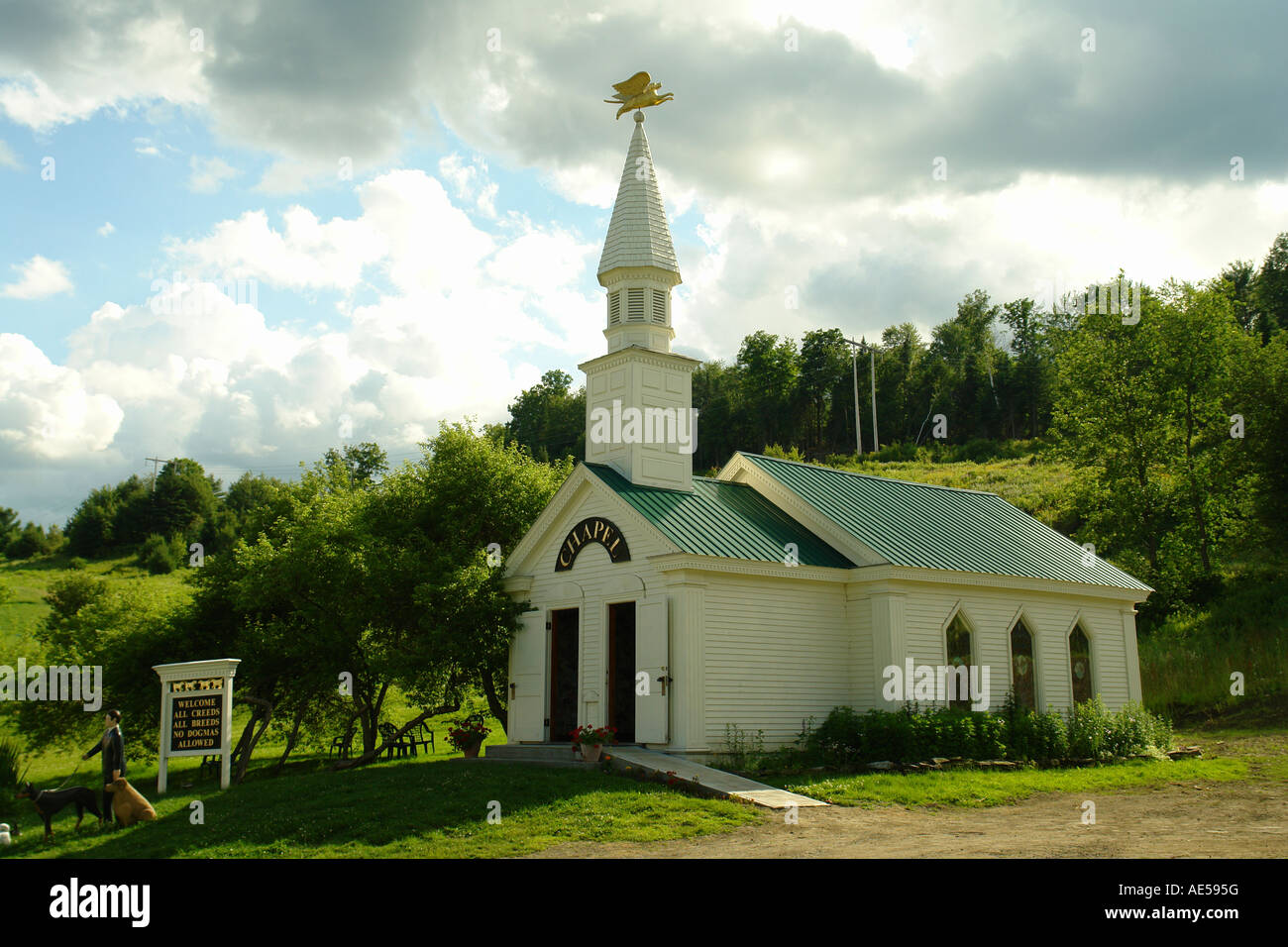 AJD59613, St. Johnsbury, VT, Vermont, Stephen Huneck's Dog Chapel ...