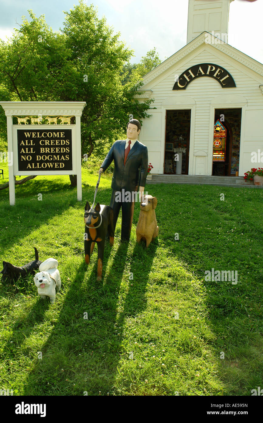 AJD59615, St. Johnsbury, VT, Vermont, Stephen Huneck's Dog Chapel ...