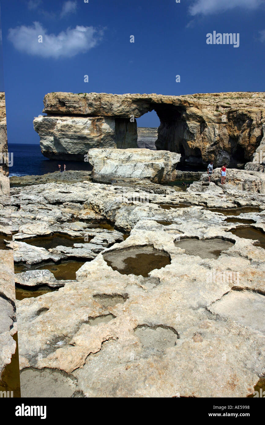 AZURE WINDOW GOZO Stock Photo - Alamy
