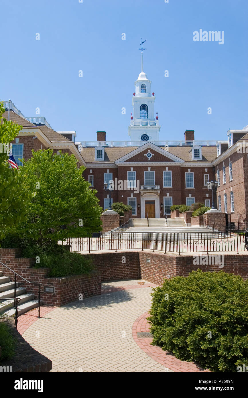 Delaware statehouse or capitol building in Dover Stock Photo - Alamy
