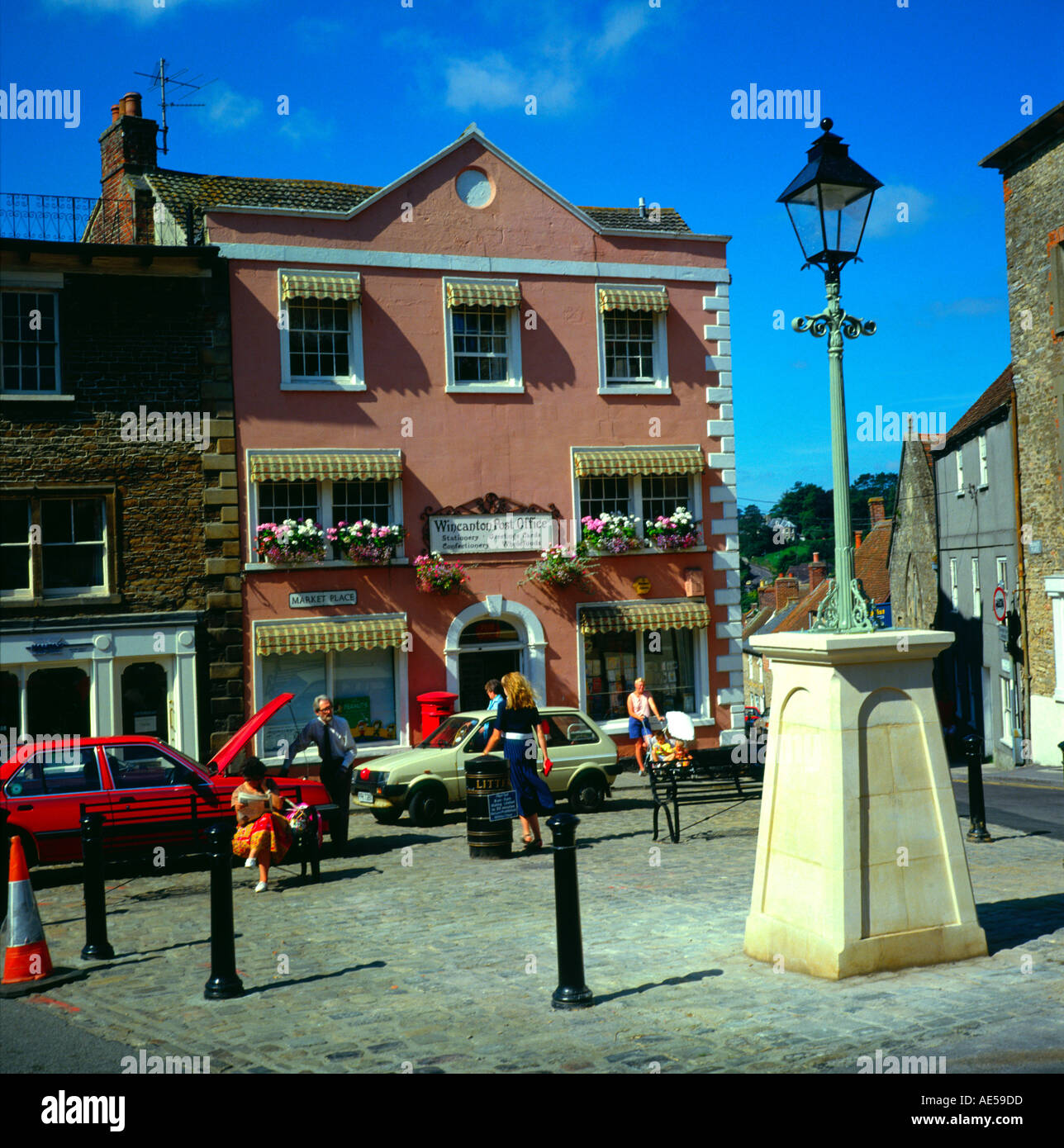 Wincanton town square Somerset England Stock Photo - Alamy